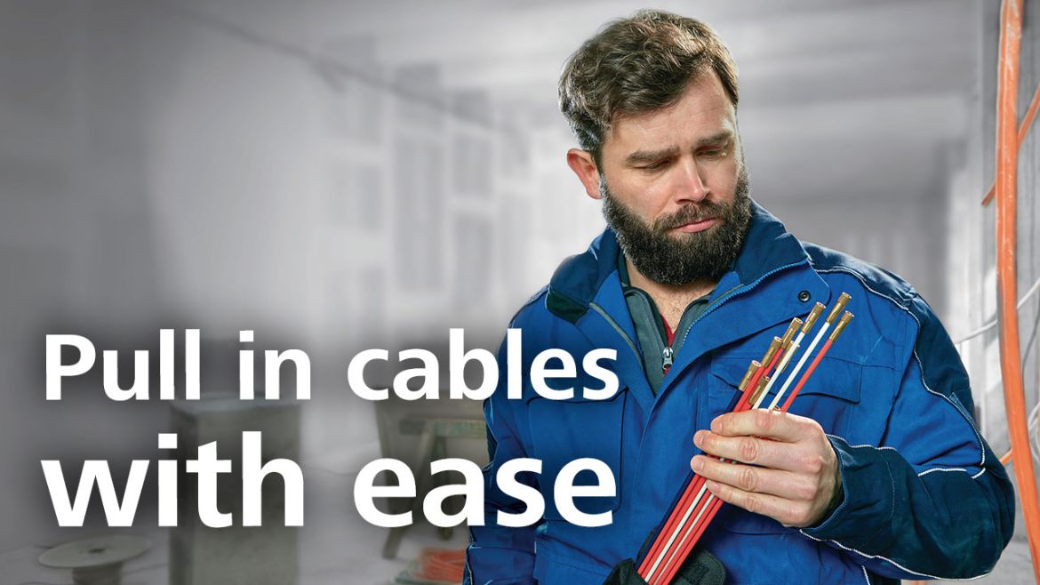 Kabeltrekkers voor elektrische installaties